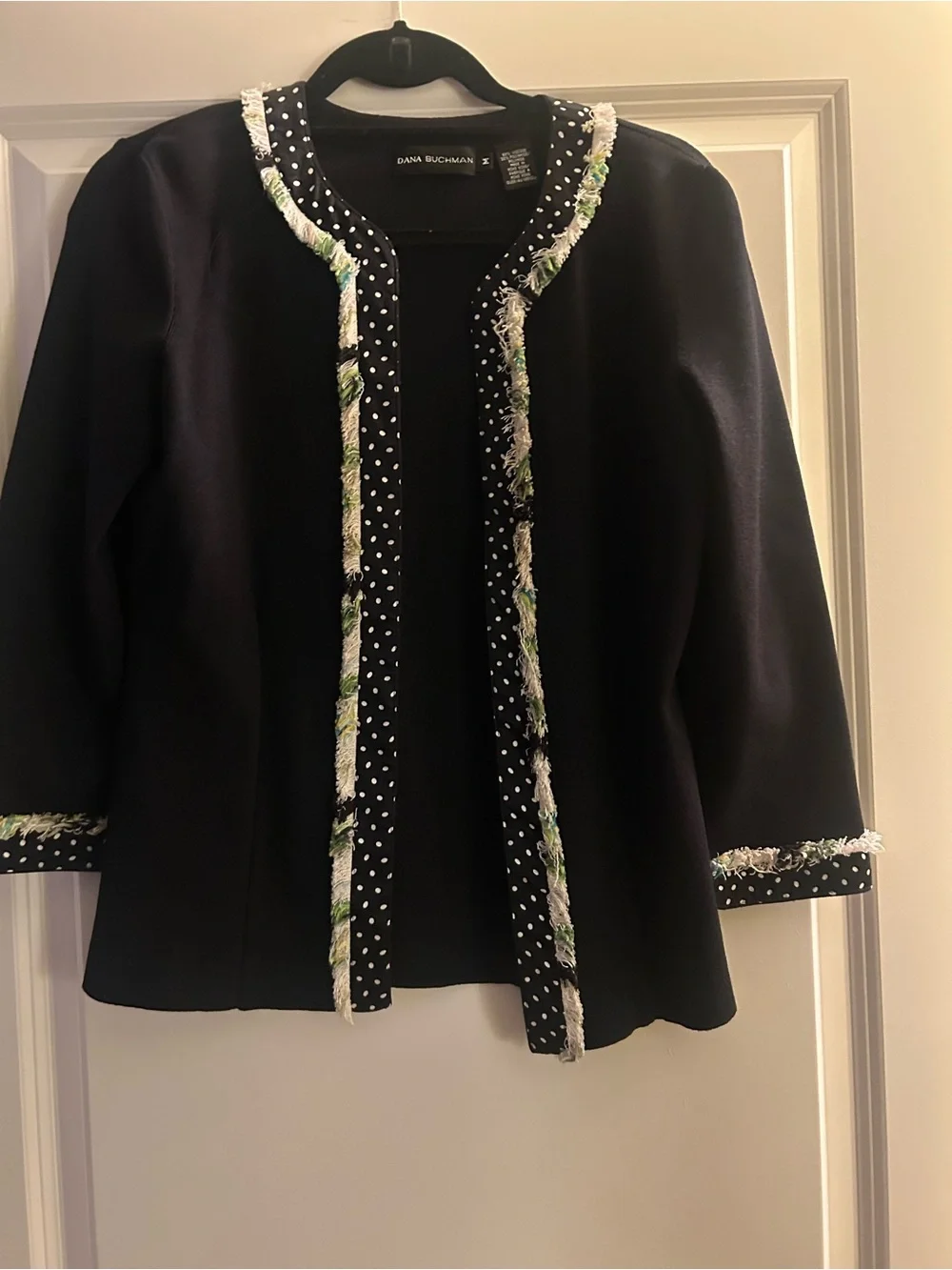 vintage Dana Buchman | Sweaters | Dana Buchman Black Sweater Jacket ...